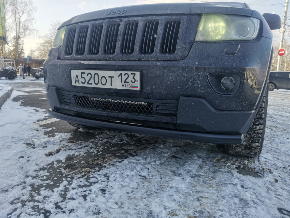 Фаркоп и защитная дуга переднего бампера — Jeep Grand Cherokee (WK2), 3 ...