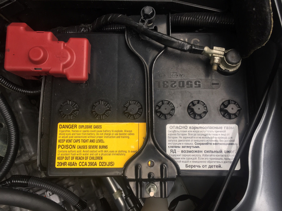 АКБ — Subaru XV (1G), 2 л, 2014 года | запчасти | DRIVE2