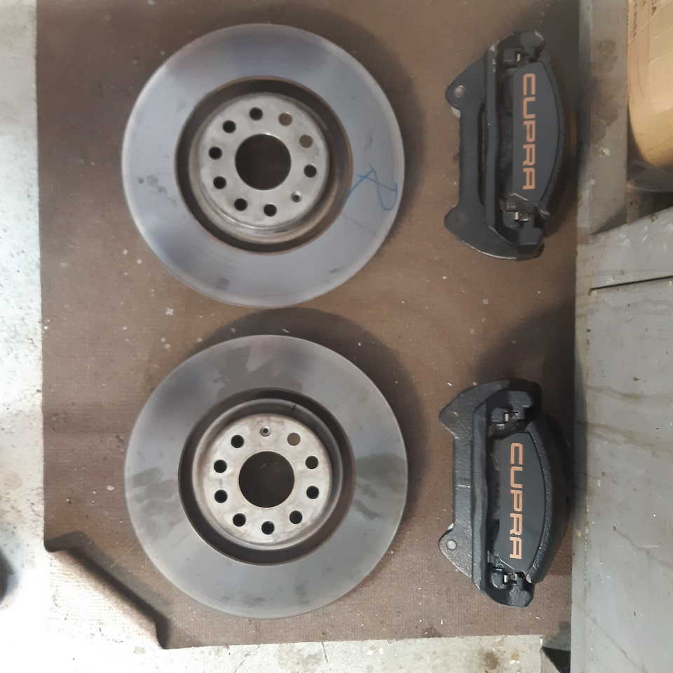 Exchange of 340 mm stock brakes for Brembo 370 mm PR +1LE — Cupra Ateca ...