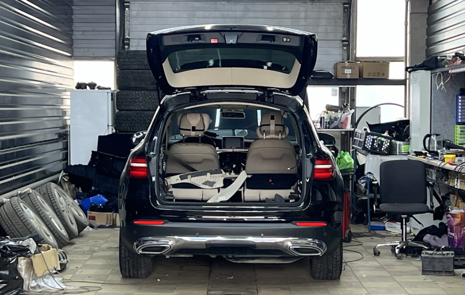 Шумка и KEYLESS-GO на GLC — Mercedes-Benz GLC-Class (X253), 2,1 л, 2016 ...