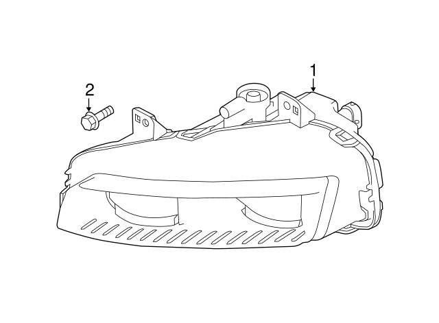 LR077888 Передняя противотуманная фара Jaguar Land Rover | Запчасти на ...