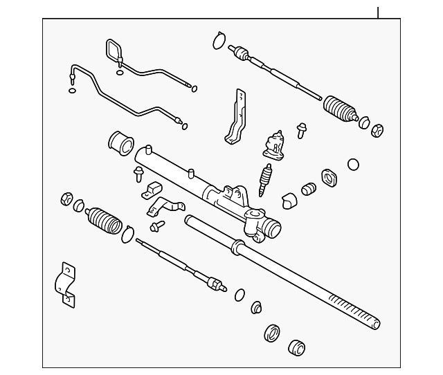 577002D100 Реечный рулевой механизм в сборе KIA HYUNDAI | Запчасти на ...