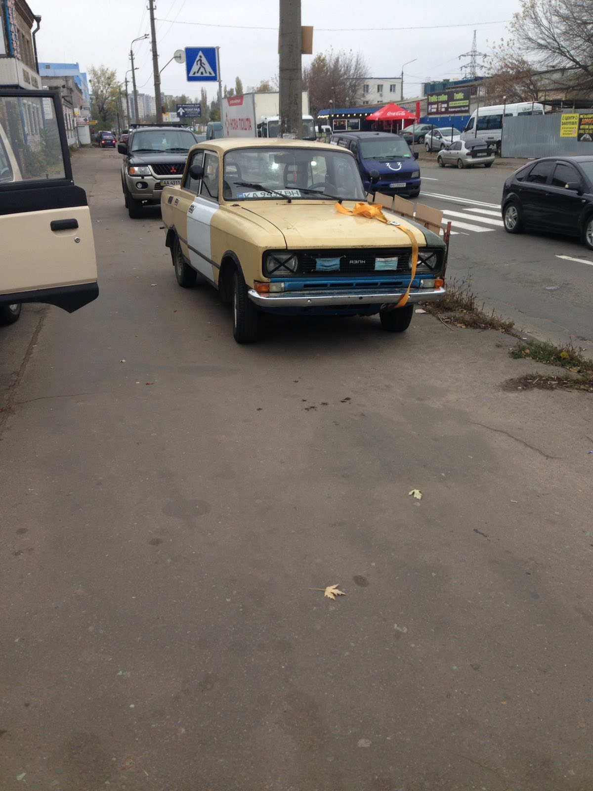 поездка на тросу к карбюраторщику — Москвич 2140 SL, 1,5 л., 1985 года ...