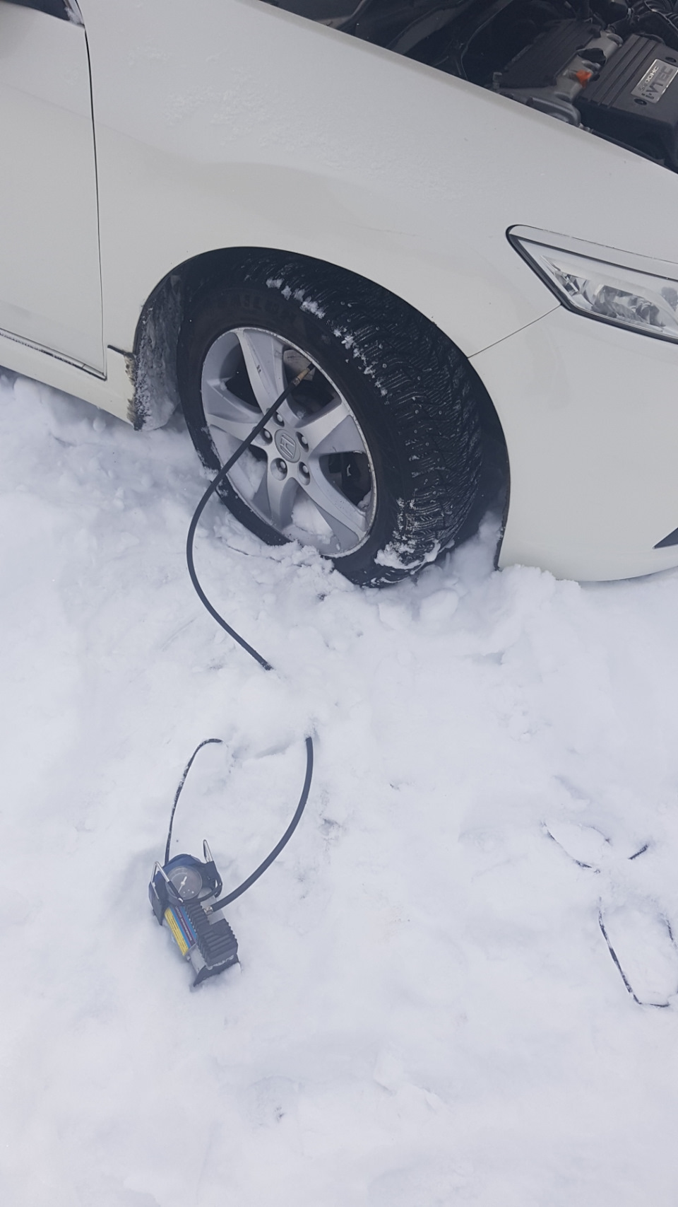 Прорезиненные саморезы для временного ремонта прокола колес — Honda ...