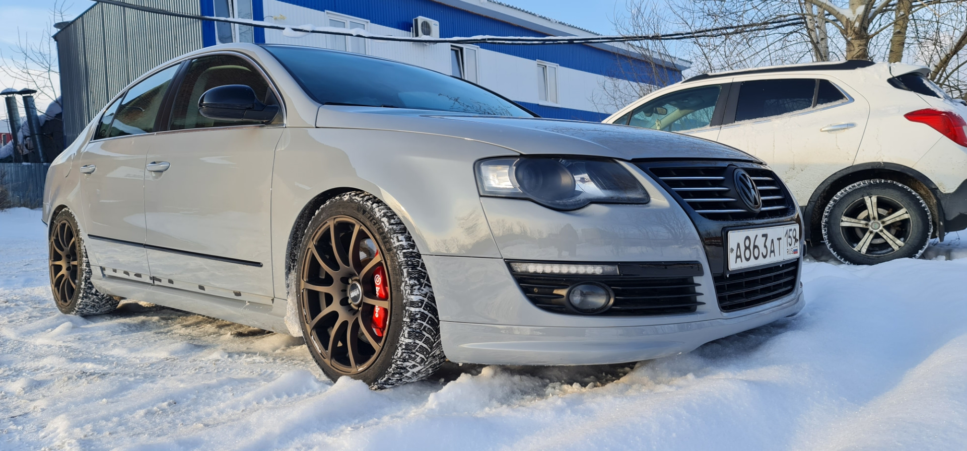 Смена цвета дисков — Volkswagen Passat B6, 1,8 л, 2009 года | стайлинг ...