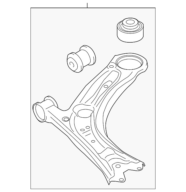 561407151C Рычаг подвески VAG | Запчасти на DRIVE2