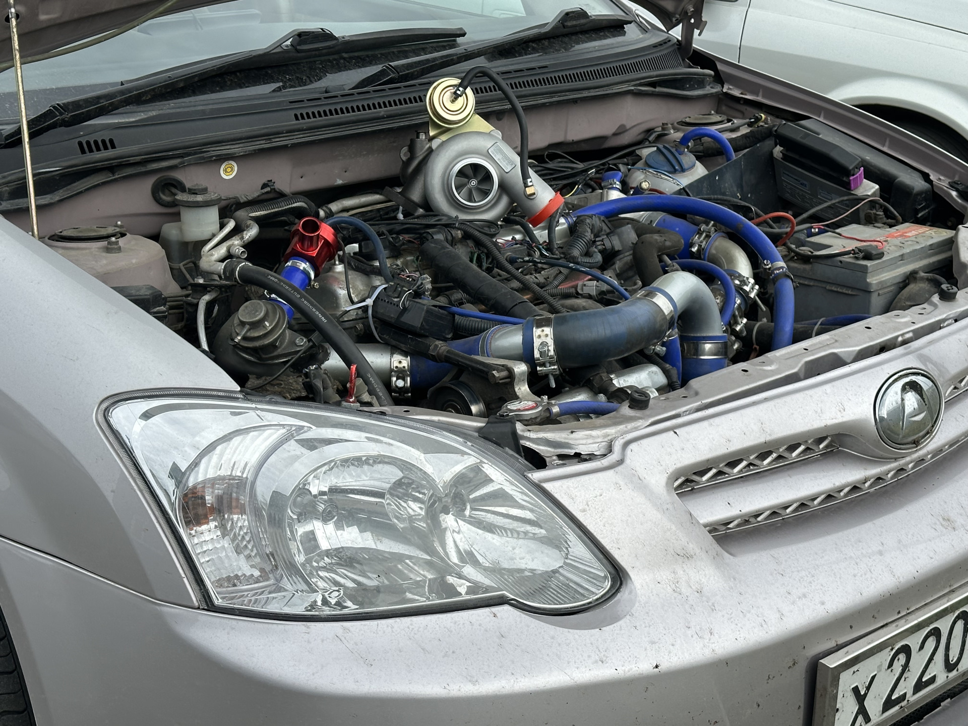 Приехала турбина — Toyota Allex, 1,5 л, 2004 года | тюнинг | DRIVE2