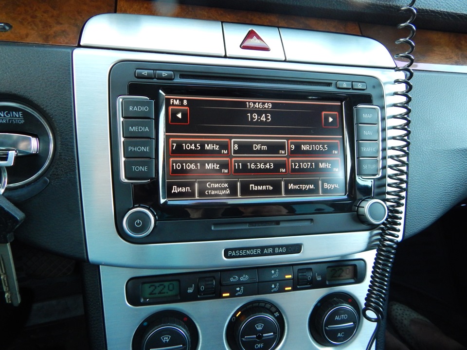 RNS-510 вместо RCD-310 — Volkswagen Passat B6, 1,8 л, 2008 года ...
