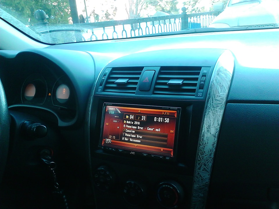 Магнитола JVC — Toyota Corolla (140/150), 1,6 л, 2008 года | автозвук ...
