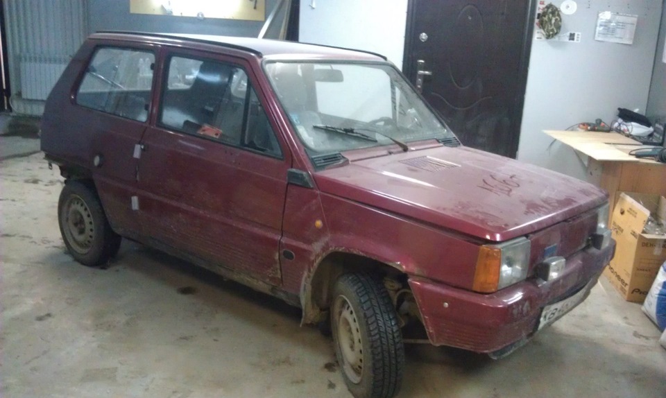 В таком состоянии я купил машину — FIAT Panda (1G), 1 л, 1985 года ...