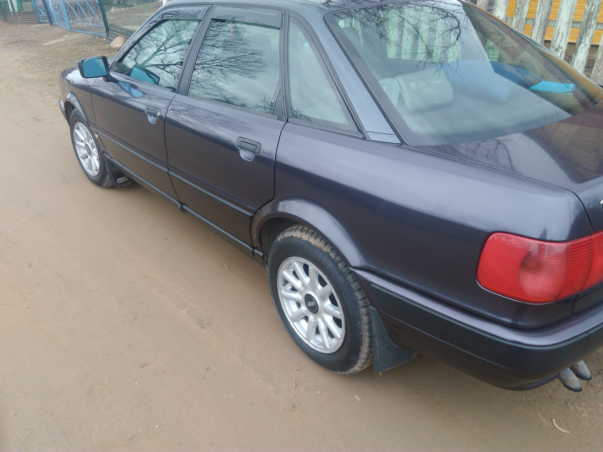 Ставим диски и новую резину — Audi 80 (B4), 1,9 л, 1993 года | колёсные ...