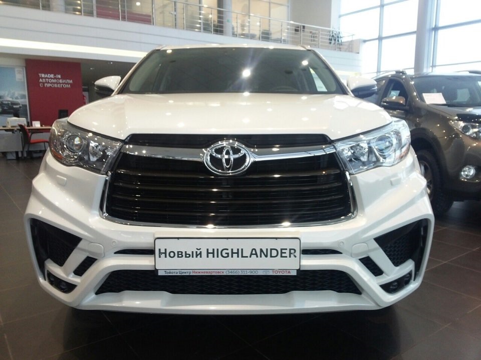 KHANN HIGHLANDER — Toyota Highlander (XU50), 3,5 л, 2014 года ...