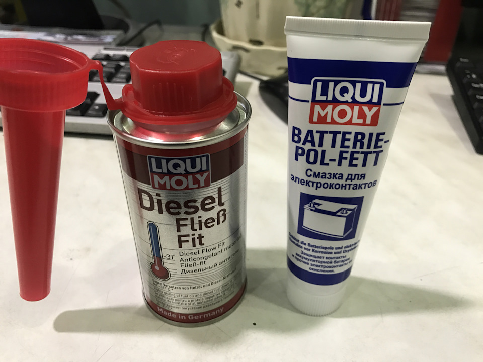 Присадка в дизель и смазка контактов Liqui Moly. — BMW X5 (E53), 3 л ...