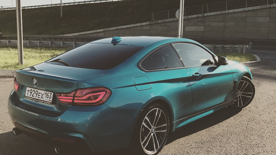 BMW 4 series (F32) 2.0 бензиновый 2017 | Snapper Rocks Blue на DRIVE2