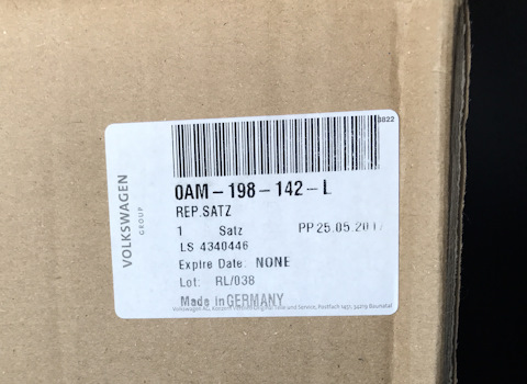 0AM198142L Комплект для ремонта многодиск VAG | Запчасти на DRIVE2