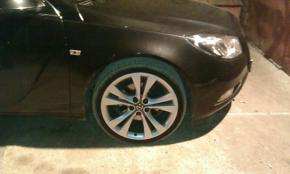 Заменил диски на 17 — Opel Insignia Sports Tourer (1G), 2 л, 2011 года ...
