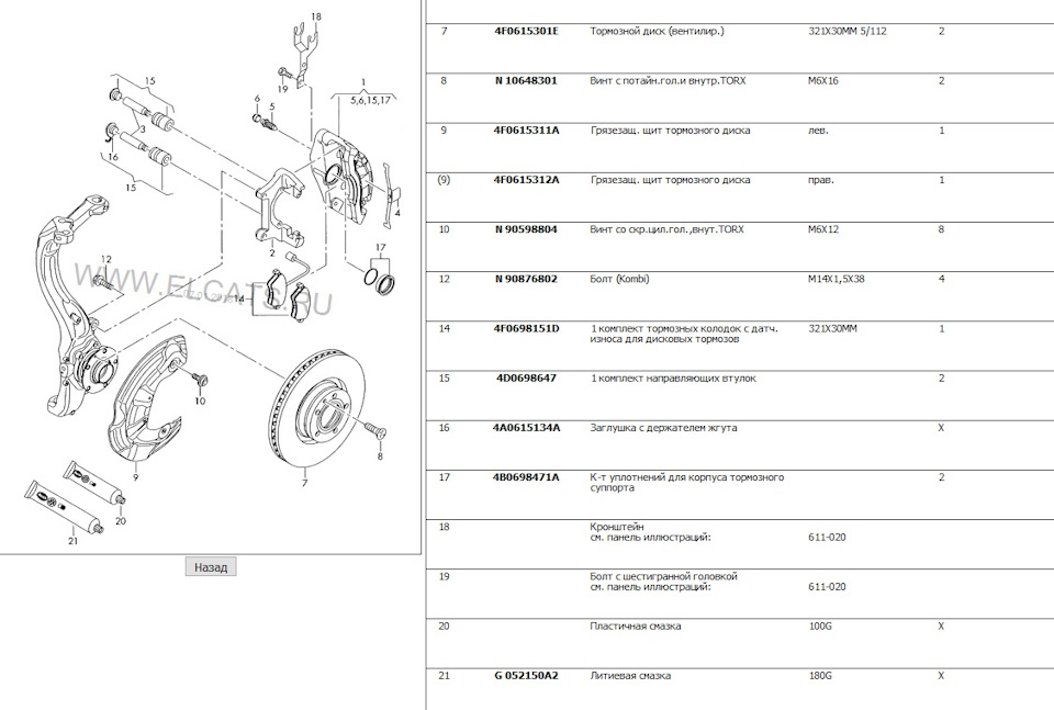 G052150A2 Смазка пластичная, литиевая VAG | Запчасти на DRIVE2