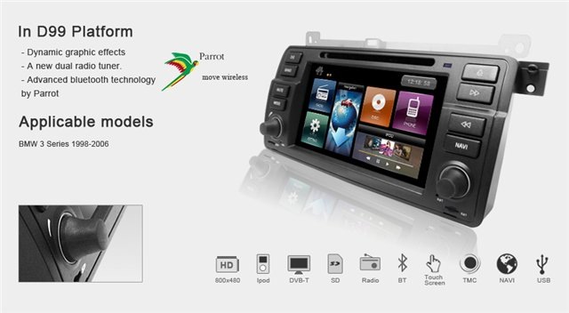 Установка Dynavin — BMW 3 series Coupe (E46), 2,2 л, 2002 года ...