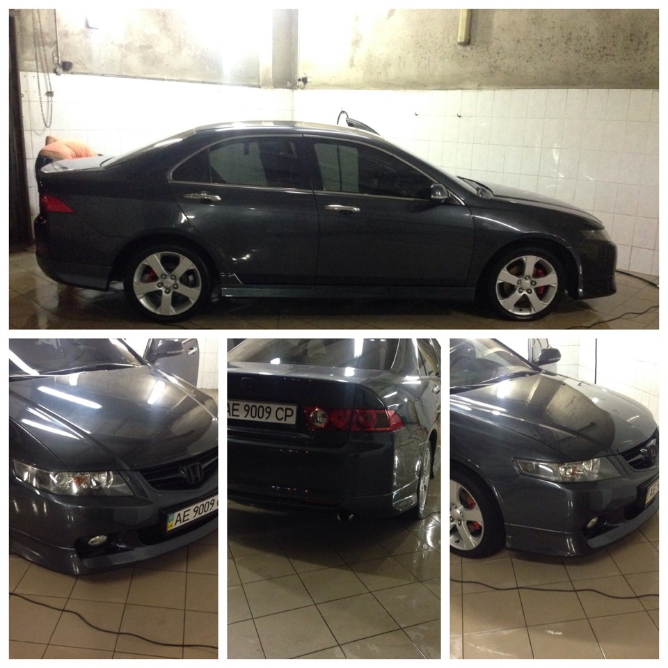 Установка обвеса modulo. — Honda Accord (7G), 2,4 л, 2005 года | тюнинг | DRIVE2