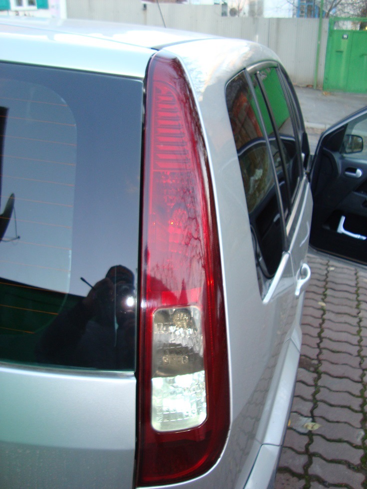 Замена зеркала + фото саба в колесе + тонировка задних фонарей+замена ...