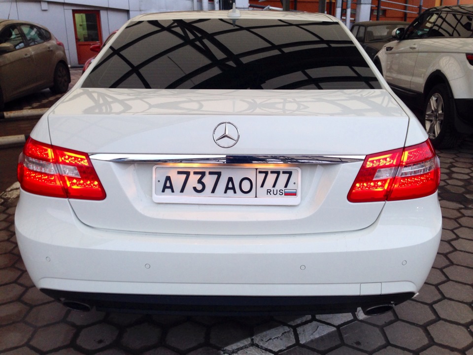 Тонировка-Бронировка, удаление шильдиков — Mercedes-Benz E-Class (W212 ...
