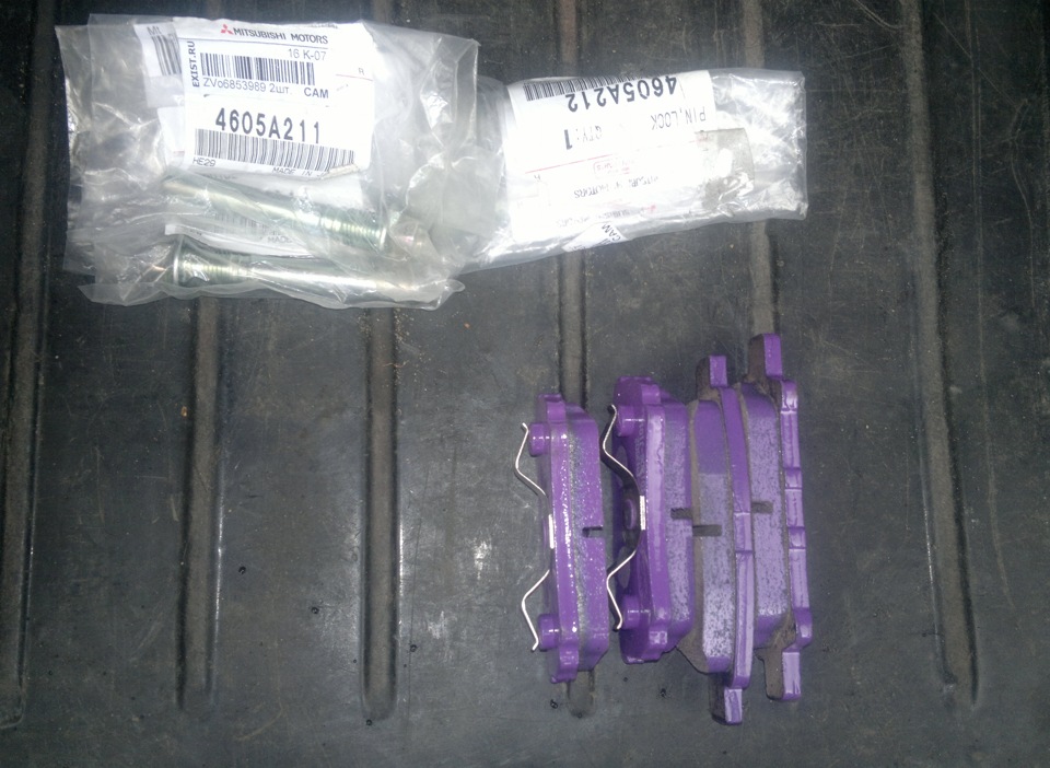 Тормозные диски+калодки…и Т.д — Mitsubishi Lancer IX, 1,6 л, 2004 года ...