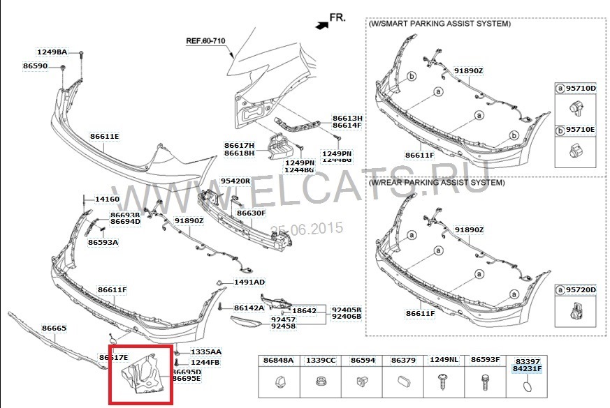 Защитные кожухи заднего бампера для Киа Соренто 2013. — KIA Sorento (2G ...