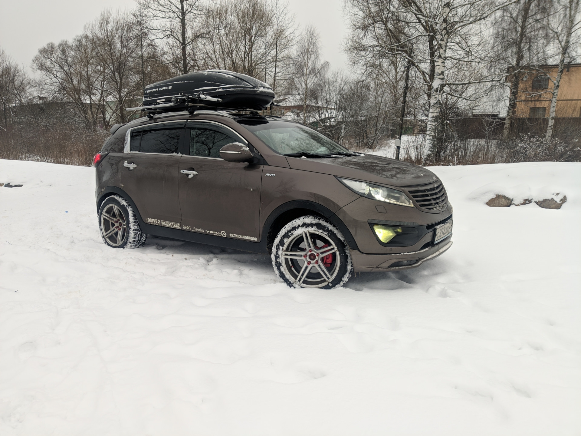 Последние фотки спортяги))) — KIA Sportage (3G), 2 л, 2012 года | просто так | DRIVE2