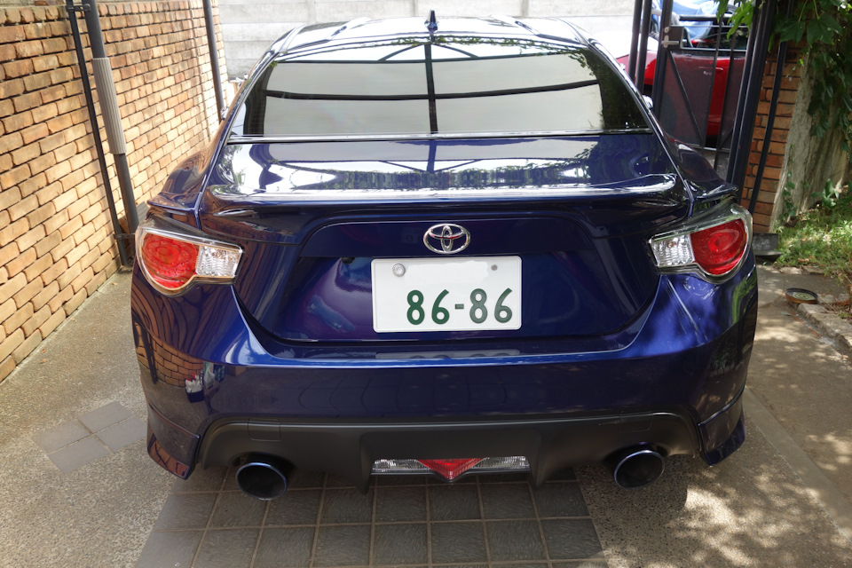 STi Rear Under Diffuser — задний диффузор от BRZ STi — Toyota GT86, 2 л ...