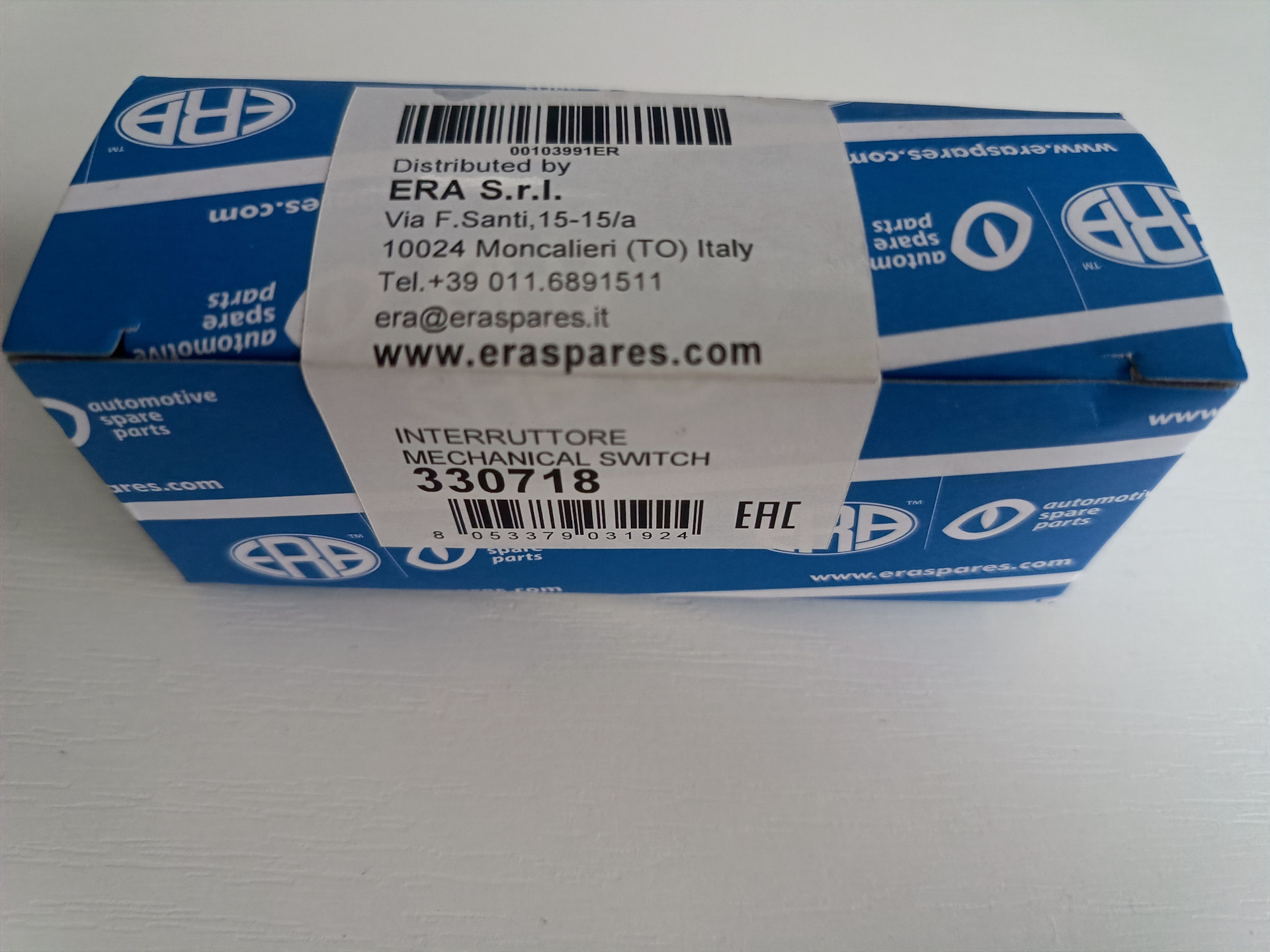 Выключатель сигнала торможения: ERA 330718 (3-я замена за время ...