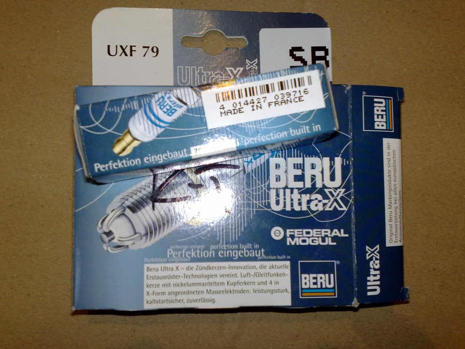 Свечи Beru Ultra-X UXF 79 — Lada Приора хэтчбек, 1,6 л, 2008 года ...