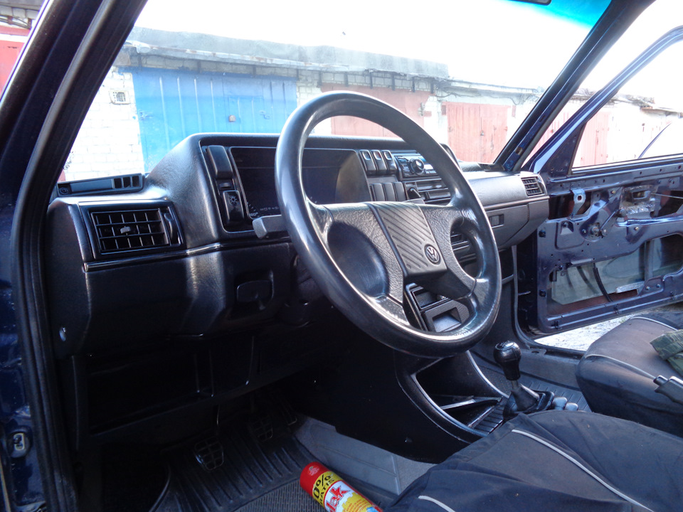 Химчистка. Защитная пленка карт. — Volkswagen Jetta II, 1,6 л, 1989 ...