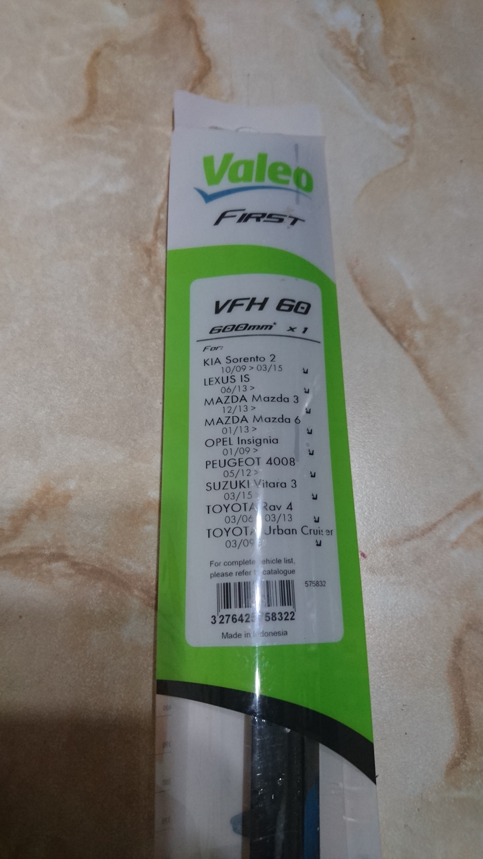 575832 Щетка стеклоочистителя Valeo | Запчасти на DRIVE2