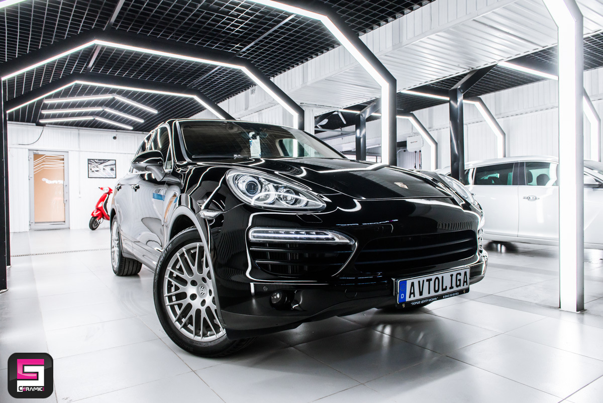 Автомобиль Porsche Cayenne получил дополнительную защиту нанокерамикой Ceramic Pro — CeramicPro ...