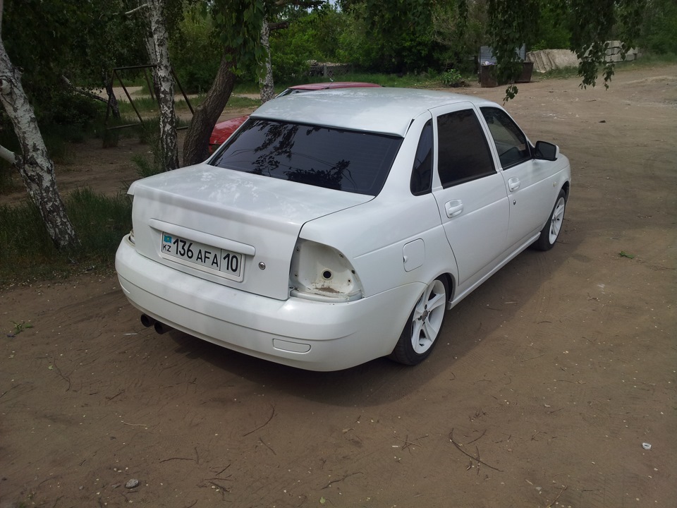 тонировка фар часть 2 — Lada Приора седан, 1,6 л, 2010 года | своими ...
