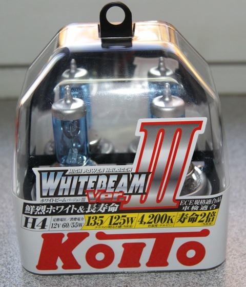 Галогеновые лампы Koito H4 Whitebeam 4200K — Isuzu Trooper (2G), 3,2 л ...