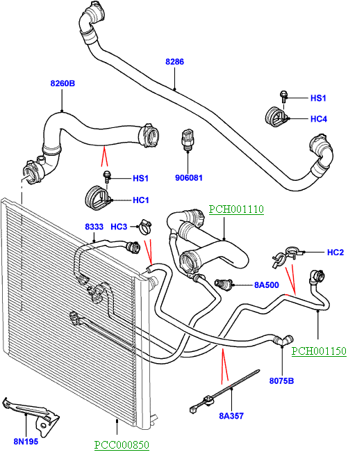 PCC000850 Радиатор Jaguar Land Rover | Запчасти на DRIVE2