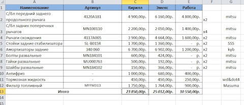 MN184101 БОЛТ ЗАДНИЙ РАЗВАЛЬНЫЙ+ ШАЙБА ASX (10-…), LANCER (07 ...