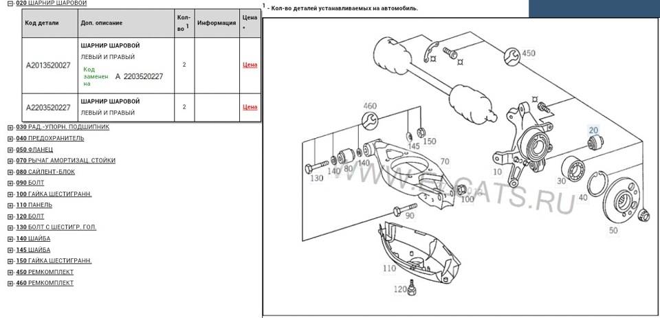 A2013520027 Сайлентблок Mercedes | Запчасти на DRIVE2