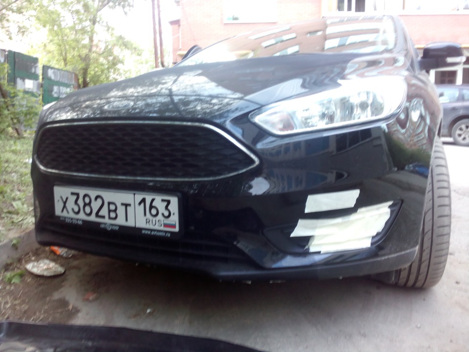 Защита ЛКП по трассе — Ford Focus Hatchback III, 1,6 л, 2015 года ...