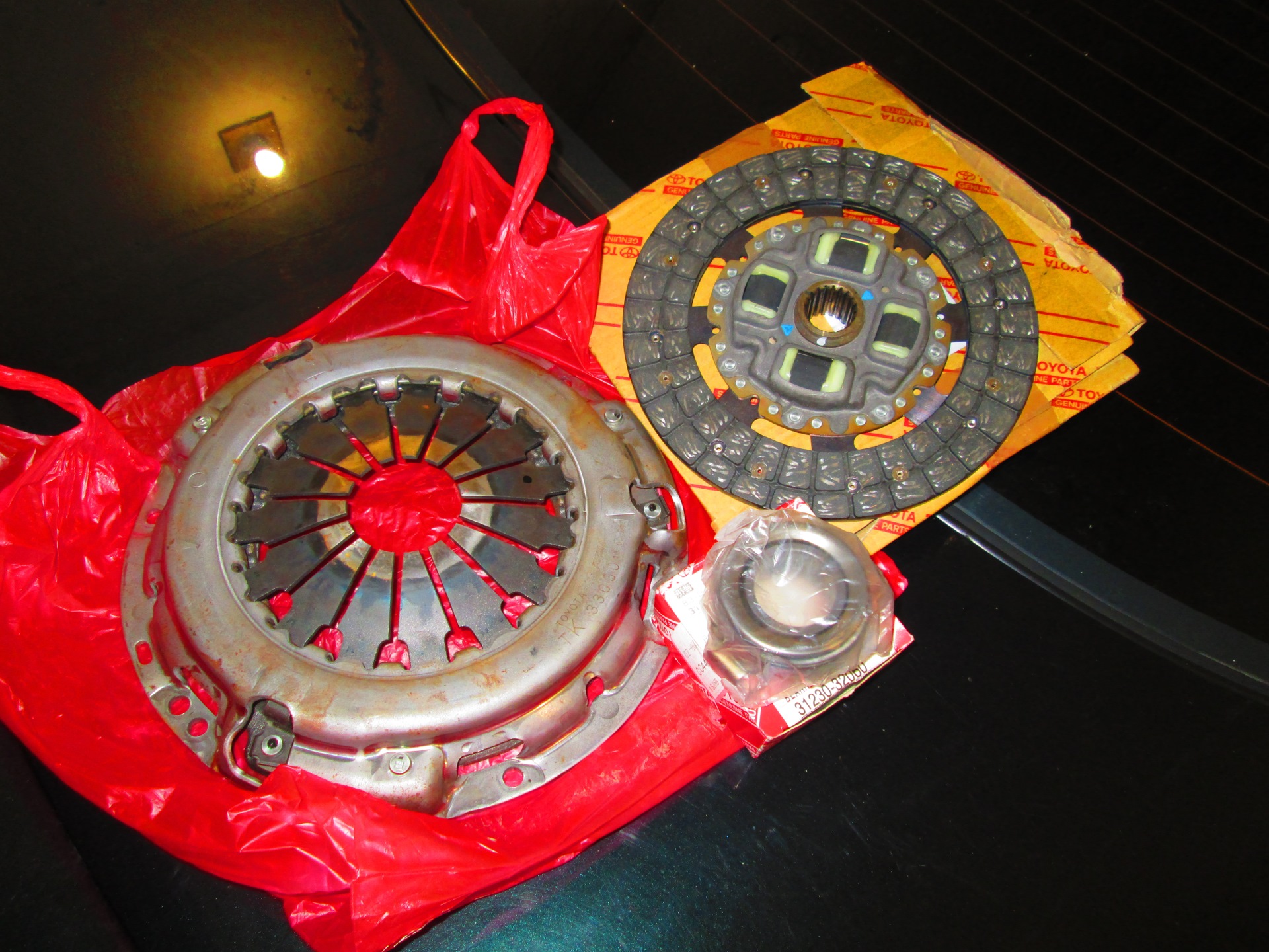 Сцепление и Маховик — Toyota Carina ED (3G), 2 л, 1995 года | своими ...