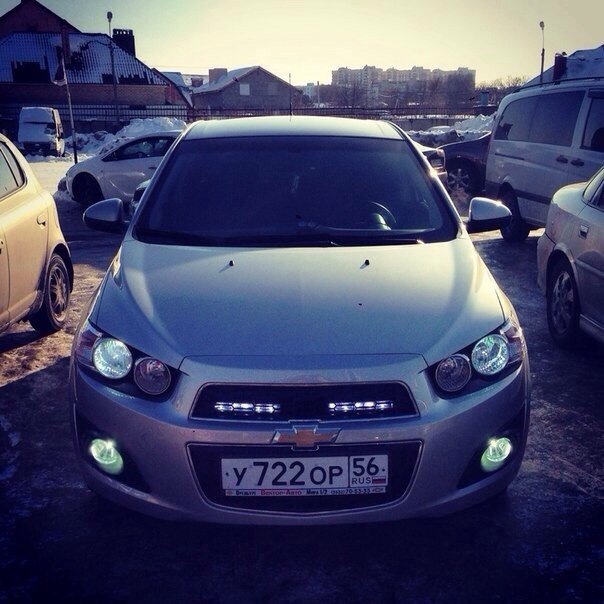 Новый бампер :) — Chevrolet Aveo Sedan (2G), 1,6 л, 2014 года | визит ...