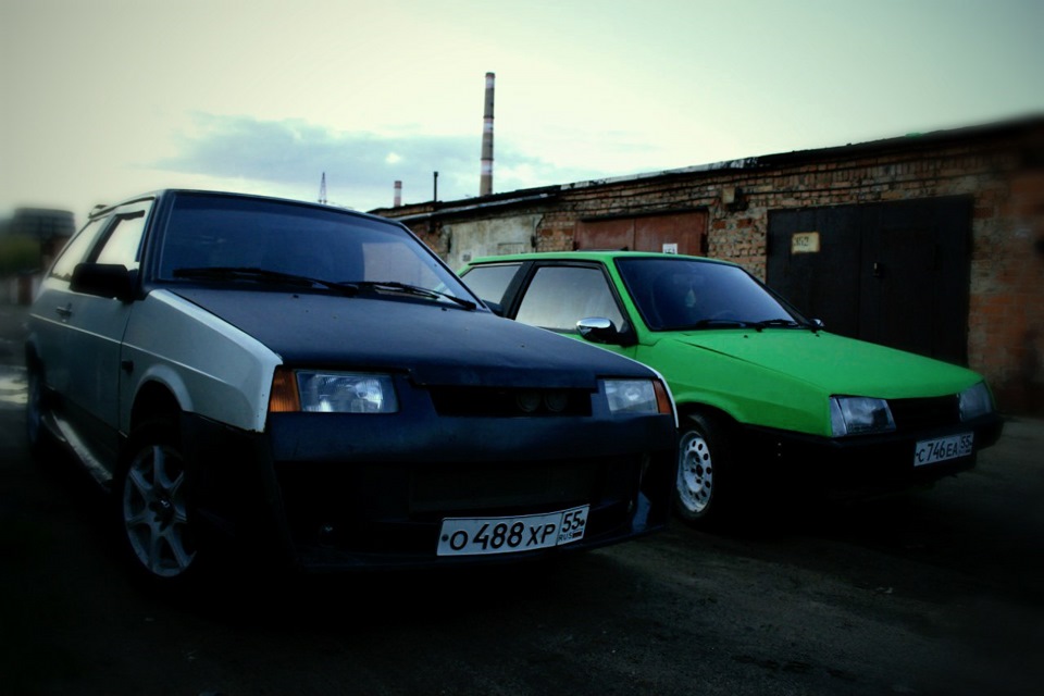 Сделали с другом несколько фото. — Lada 21083, 1,5 л, 1993 года ...