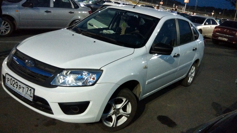 Колонки вместо штатных — Lada Гранта Лифтбек (1G), 1,6 л, 2014 года ...