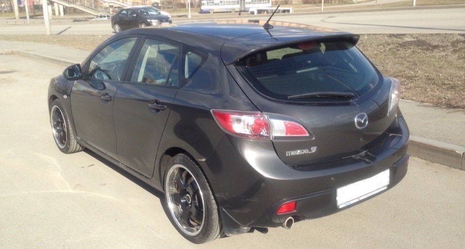 разноширокие Garson Deep Racing 18x8J & 18x8.5J — Mazda 3 (2G) BL, 2 л ...