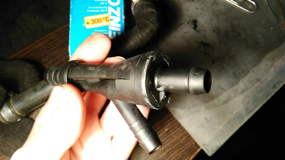 Дыра во впуске. Замена антифриза. — Volkswagen Passat B5, 1,8 л, 2002 ...