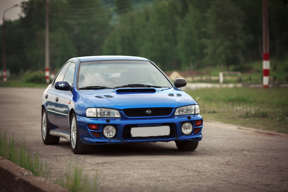 Небольшой фотосет — Subaru Impreza WRX (GC/GL), 2 л, 1998 года ...