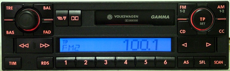 Schéma zapojení VW Gamma Changer pro instalaci