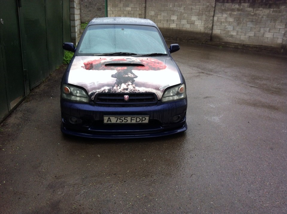 Установил губу — Subaru B4 (BE), 2 л, 1999 года | тюнинг | DRIVE2