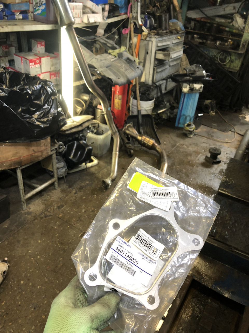 44011AG030 GASKET T OUTLET \ ПРОКЛАДКА ГЛУШИТЕЛЯ SUBARU | Запчасти на ...